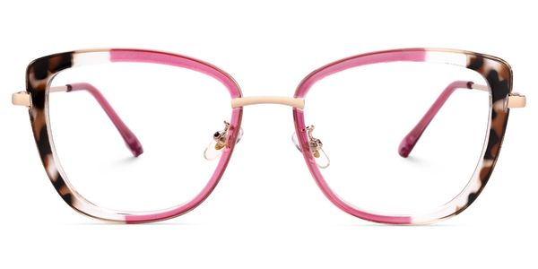 Two-Tone Kaye Cateye Frame Eyeglasses | ZEELOOL Canada