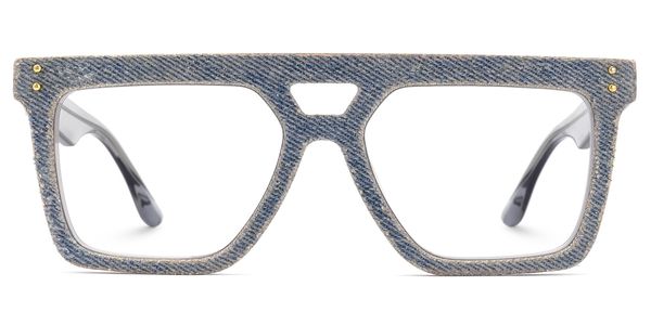 Rubin Blue Denim Eyeglasses | ZEELOOL Canada