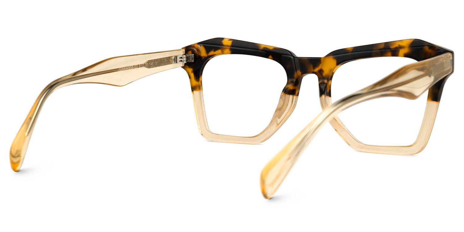 Gisselle Square Two-Tone Glasses