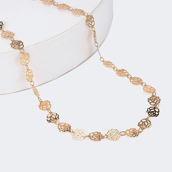 Distinctive Gold Flower Shape Chains | ZEELOOL Canada