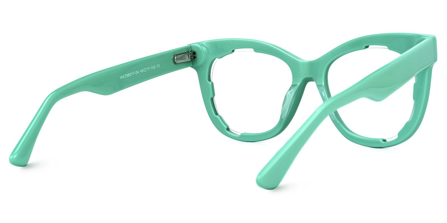 Fauzaan Cateye Green Glasses | ZEELOOL Canada