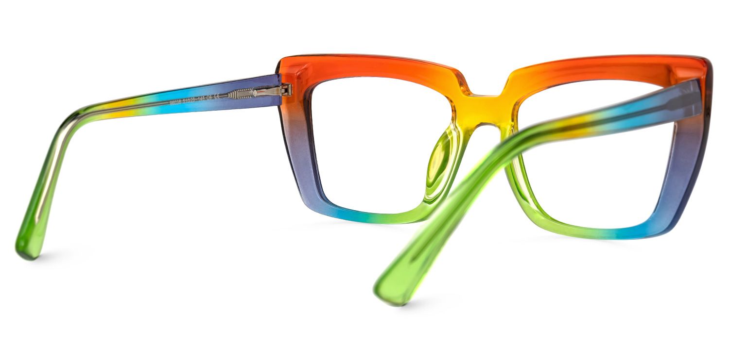 Stweart Square Multicolor Glasses | ZEELOOL Canada