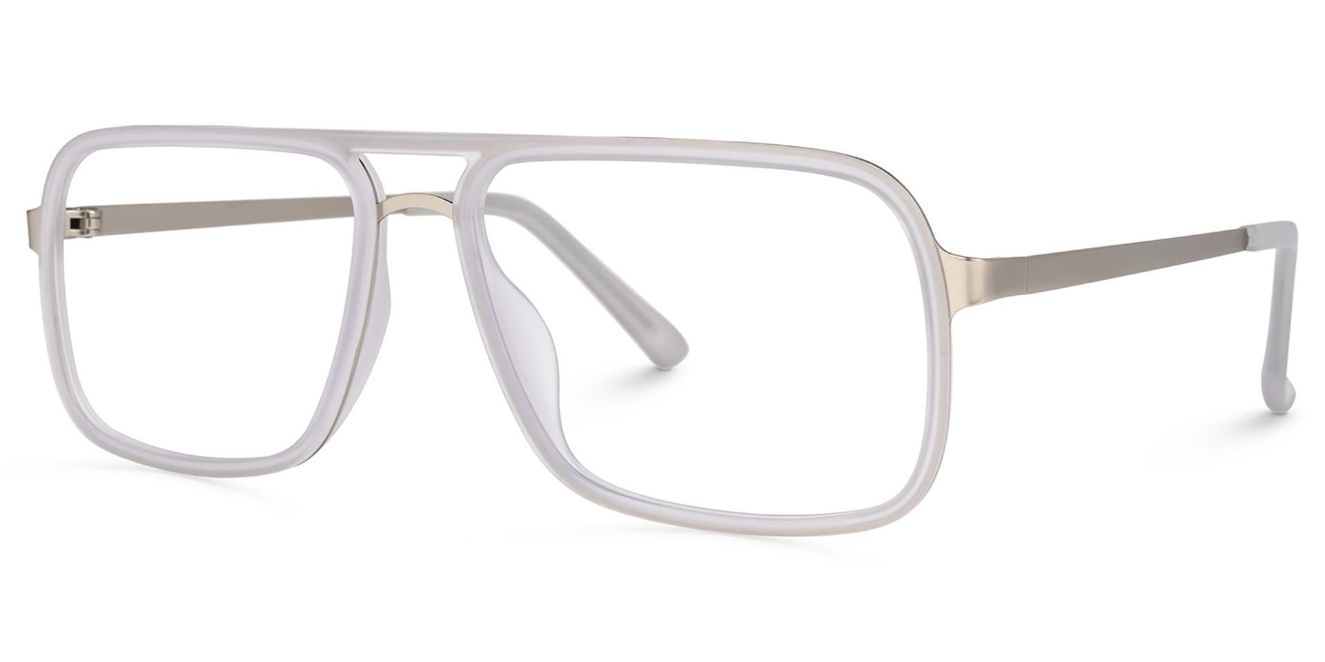 Timolin Aviator Milky-White Glasses | ZEELOOL Canada