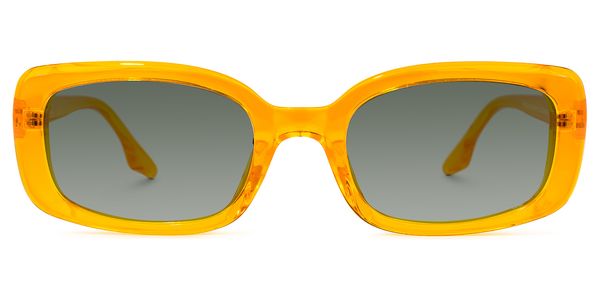 Drysdale Geometric Orange Sunglasses | ZEELOOL Canada