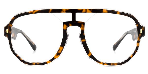Houezo Geometric Tortoise Glasses | ZEELOOL Canada