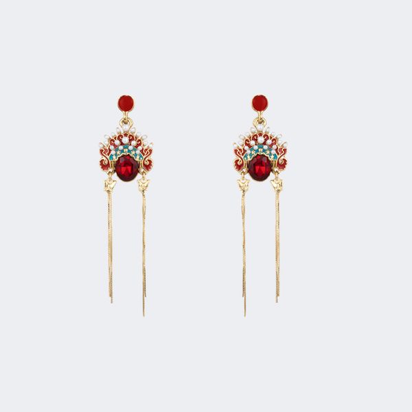 Characteristic Perking Opera Shape Earrings | ZEELOOL Canada