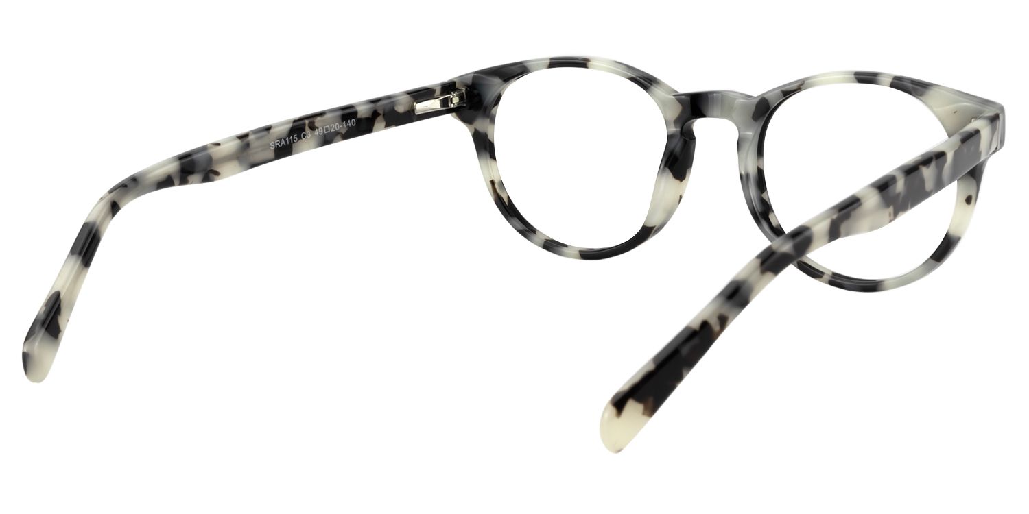 Alberta Round Light Tortoise Glasses | ZEELOOL Canada