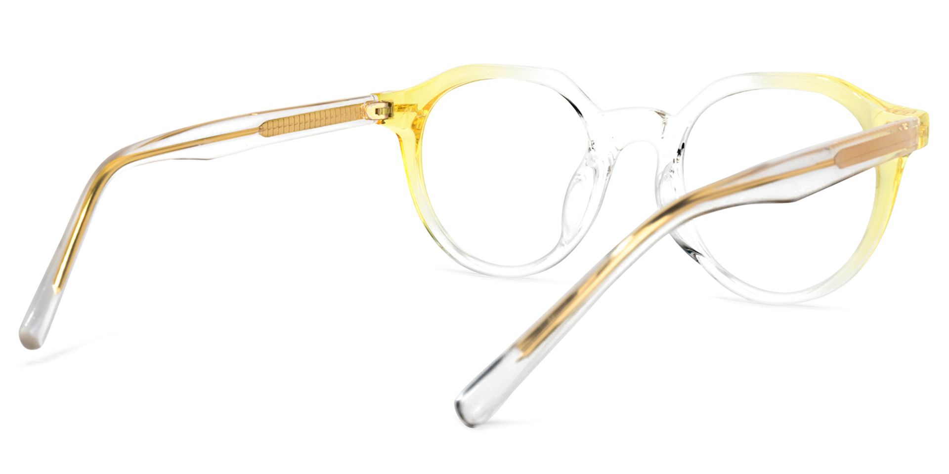 Ysabel Round Yellow Glasses | ZEELOOL Canada