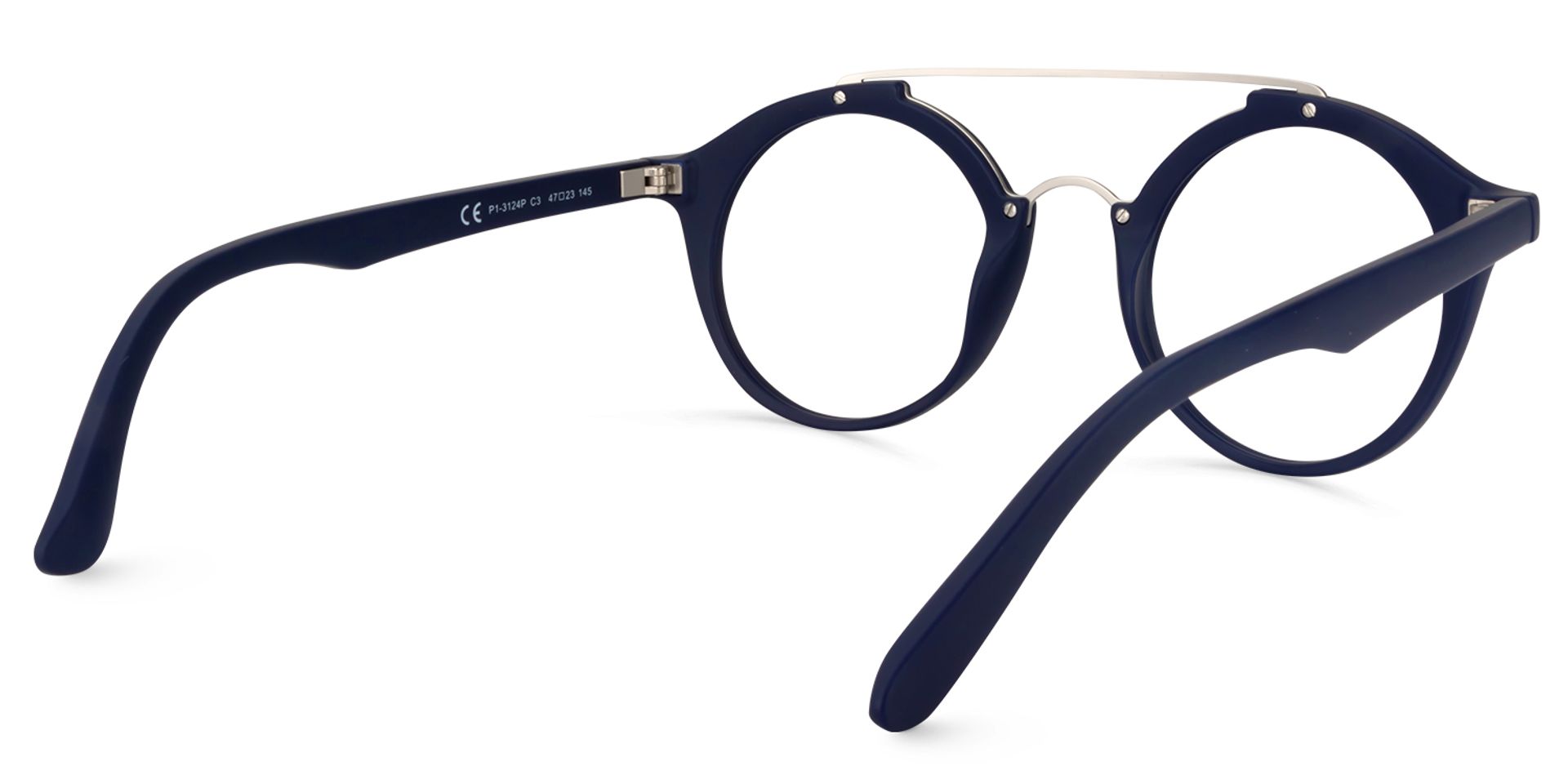 Aviator Dark Blue Glasses | ZEELOOL Canada