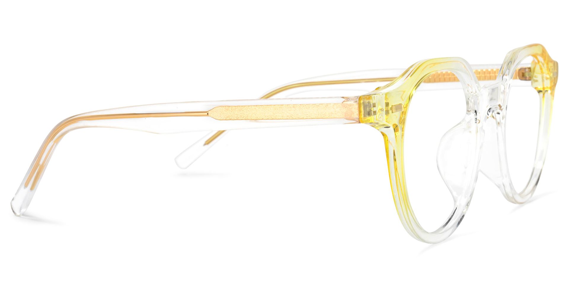 Ysabel Round Yellow Glasses | ZEELOOL Canada
