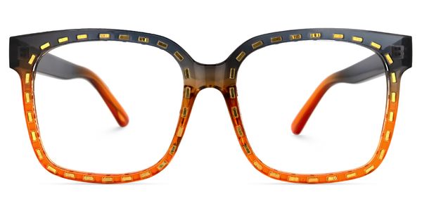 Dorvilus Square Orange Glasses | ZEELOOL Canada