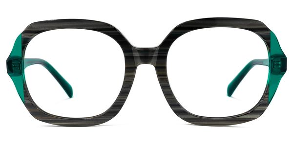 Raquell Square Gray Glasses | ZEELOOL Canada