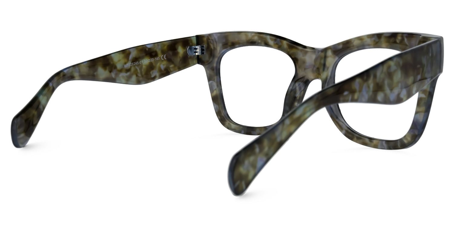 Jazmin Square Moss-Tortoise Glasses | ZEELOOL Canada