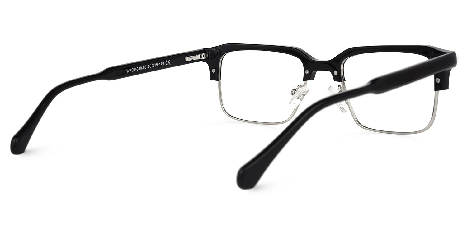 Twanda Square Black Glasses | ZEELOOL Canada