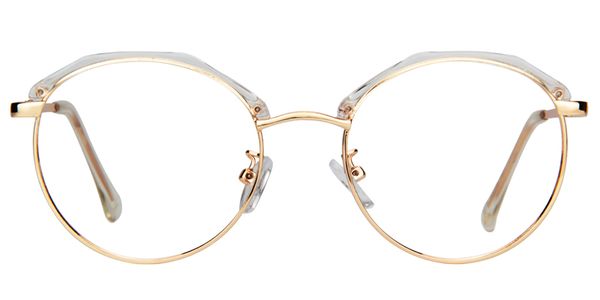 Kayla Round Clear Glasses | ZEELOOL Canada